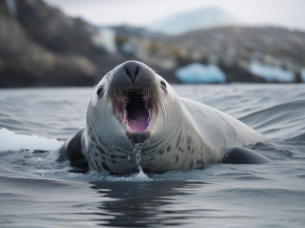 The courtship of leopard seals off the coast of South America ...