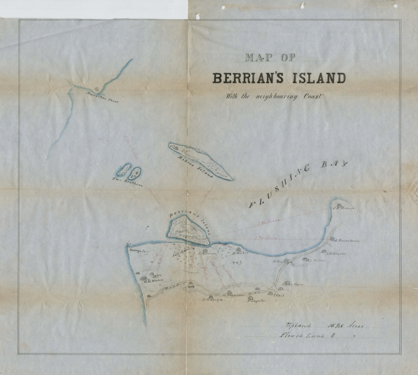 Map Berrian Island – Scientific Inquirer